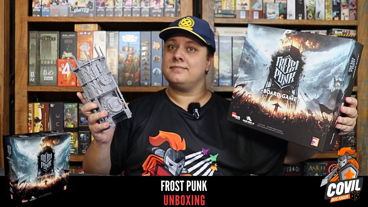 O Que Tem na Caixa? Unboxing Frost Punk Board Game – Covil dos Jogos